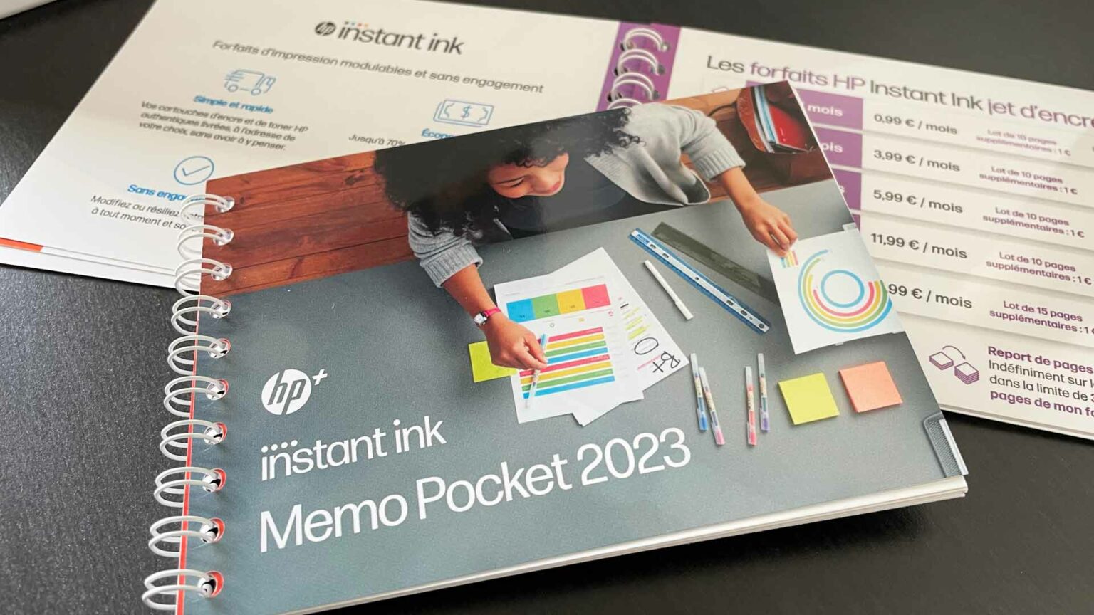 Le Memo Pocket Instant Ink 2023 Hp, vrai générateur de ventes