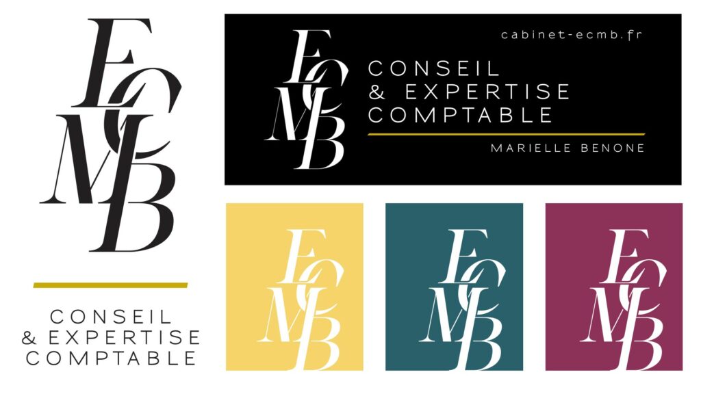 JOUR J signe le logo du cabinet experts-comptables ECMB